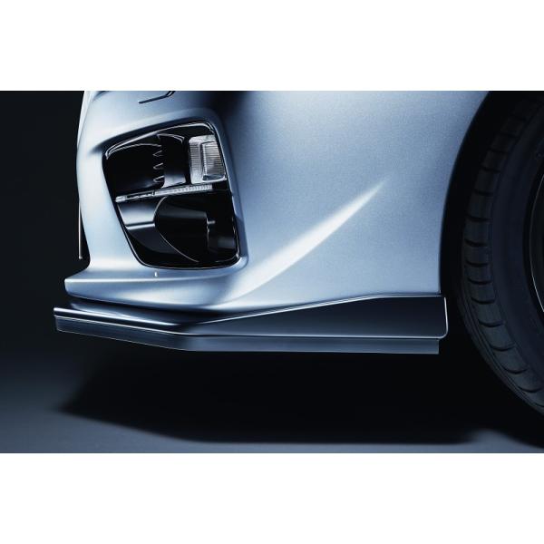 ■ＳＵＢＡＲＵ・ＷＲＸ　ＳＴＩスカートリップ新品です。【部品番号】ST960204S293【適合】　ＶＡ（Ａ型〜Ｆ型）※ＳＴＩフロントアンダースポイラー装着車●ＳＴＩフロントアンダースポイラー装着車用。アンダースポイラー下面の先端に装着し、...