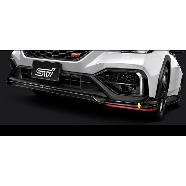 ■ＳＵＢＡＲＵ・ＷＲＸ　ＳＴＩスカートリップ（チェリーレッド）新品です。【部品番号】ST96020ST090【適合】　ＶＢ（Ｂ型〜）●WRX S4（VB）のフロントアンダースポイラー（SG517VC010/020）装着車用。フロントアンダー...