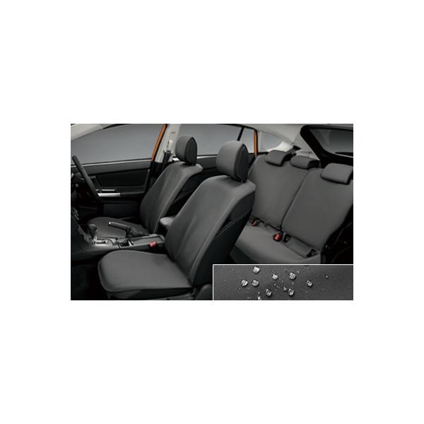 ■ＳＵＢＡＲＵ  ＸＶ・ＧＰ　オールウェザーシートカバー（フロント／１脚分）新品です。【適応】　ＧＰ　(Ｂ型〜Ｃ型）※本革シート車を除く※運転席パワーシート車には装着不可。【部品番号】　Ｆ４１１７ＦＪ２００（フロント/１脚分）●撥水性のオー...