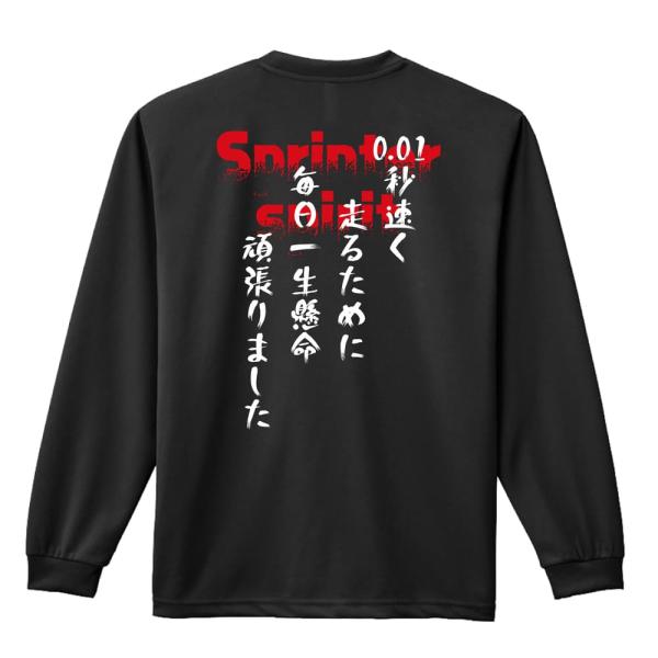 【発売日：2021年04月26日】【ブランド】ARTWORKS-KOBE (アートワークスコウベ)【生地について】4.4オンス 長袖ドライTシャツ素材：ポリエステル100%【プリント内容】0.01秒速く走るために毎日一生懸命頑張りましたSp...