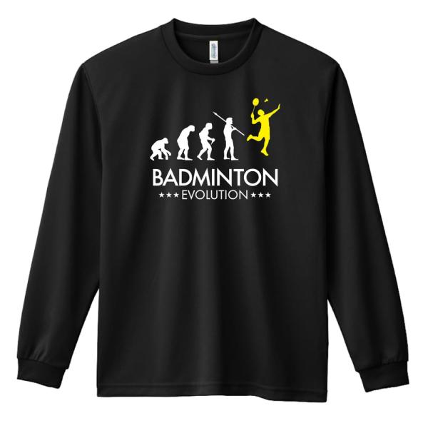 【発売日：2021年04月26日】【ブランド】ARTWORKS-KOBE (アートワークスコウベ)【生地について】4.4オンス 長袖ドライTシャツ素材：ポリエステル100%【プリント内容】BADMINTON EVOLUTION【デザインにつ...