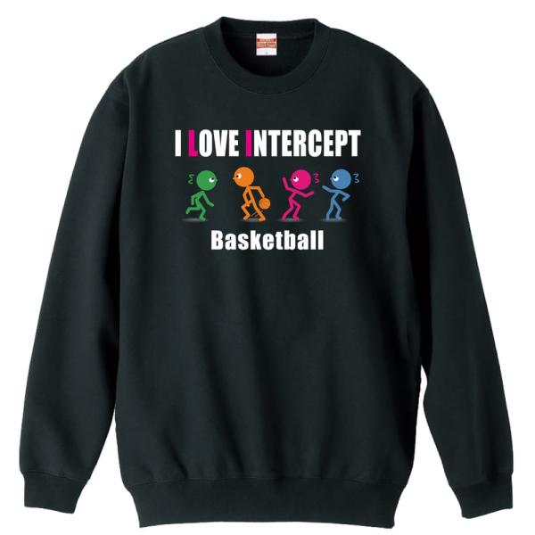 【発売日：2021年04月26日】【ブランド】ARTWORKS-KOBE (アートワークスコウベ)【生地について】10.0オンス 裏パイル トレーナー素材：綿100%【プリント内容】I LOVE INTERCEPTBasketball【お届...