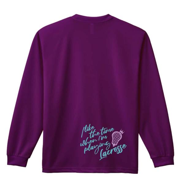 【ブランド】        ARTWORKS-KOBE (アートワークスコウベ)        【生地について】        4.4オンス 長袖ドライTシャツ素材：ポリエステル100%    【プリント内容】ラクロスをしている時間が好き【...