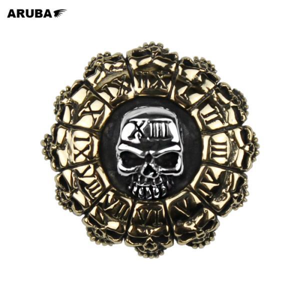 【素材】シルバー925ブラス(真鍮)【サイズ】・直径 : 33mm・厚み : 12mm・重量 : 11g【ご注意】※モニターの発色具合によって実際のものと風合いが異なって見える場合がございます。※製作工程における多少のキズや汚れ、製作時期に...