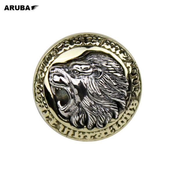 【素材】シルバー925ブラス(真鍮)【サイズ】・直径 : 25mm・厚み : 10mm・重量 : 12g【ご注意】※汚れやキズ、隙間などに黒ずみが付着している場合がございます。※製作時期によって色味や表記サイズが若干画像と異なる場合がありま...