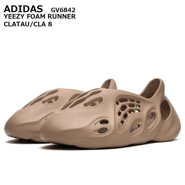 ブランド：アディダス オリジナルスシリーズ：YZY FOAM RNR CLATAU/CLA 8型番：GV6842カラー：Clatau/Cla素材：合成樹脂/合成底