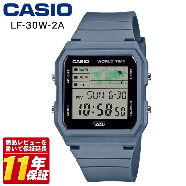 ブランド：ＣＡＳＩＯ型番：LF-30W-2Aムーブメント：クォーツ風防：樹脂ガラスケース素材：樹脂バンド素材：樹脂ケースサイズ：H37.8mm×W33.7mmケース厚：8.6mm重量：約23g防水：日常生活用防水機能：・マルチタイム：異なる...