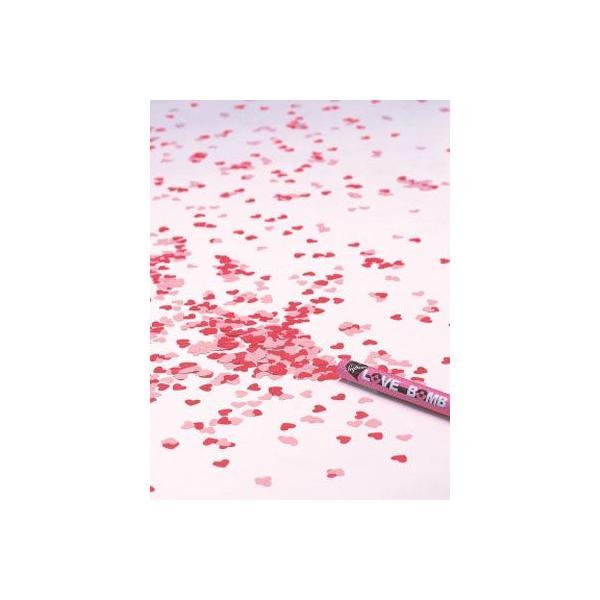 【パーティグッズ/盛り上げ クラッカー/お祝い ウェディング】圧巻の３００枚！広い会場にもバッチリ映える！ラブリーでド迫力なクラッカー！約2.2×2cmのハート型紙吹雪が飛び出します。ピンクと赤のハート型の紙吹雪が笑っちゃうくらい大量に飛び...