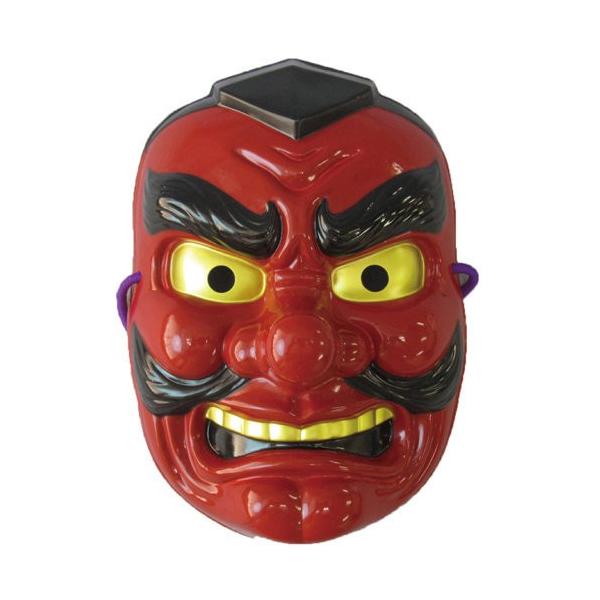 【 民芸品お面 天狗 和柄 和風 マスク 仮面  仮装 変身】鼻が長い天狗のお面!お祭り、肝試し、イベントに大活躍です。この価格でこの質はなかなか出せません!日本のお土産にも!【セット内容】お面【素材】本体:ポリ塩化ビニル、紐:ナイロン・ゴ...