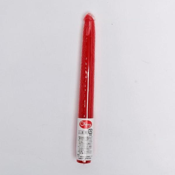 【 8インチテーパーキャンドル シュリンク 赤 1本入り 20センチ 雑貨 パーティーグッズ インテリア ろうそく】様々なシーンで使用できるスタンダードなテーパーキャンドル。非日常的なキャンドルの明かりは素敵なクリスマスディナーなどにおスス...