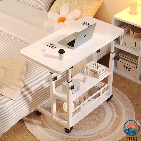 □商品詳細  ? 【自在高さ調整でワークスタイルをアップグレード】:幅 80cm× 奥行 40cm / 幅 60cm× 奥行 40cm のサイズで、60〜90cm の 3 段階高さ調整機能を搭載。ベッドやソファの高さに合わせて最適な作業位置...