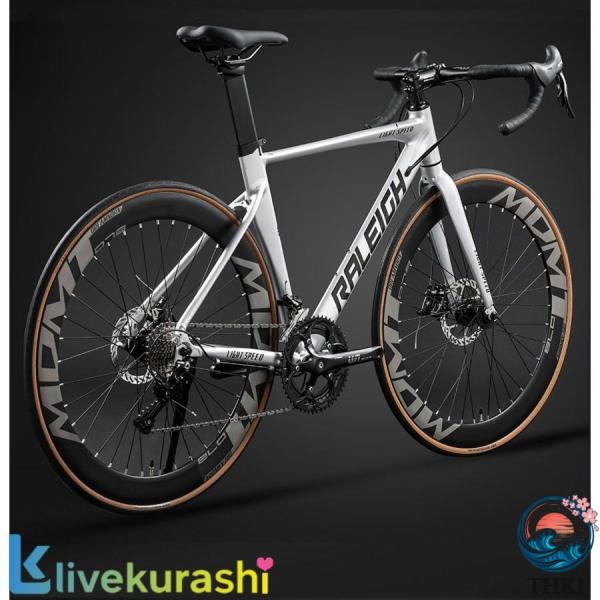 エアロロードバイク ロードバイク 自転車 16/18 段変速 ブレーキと変速一体 内部配線 街乗り 通勤 通学