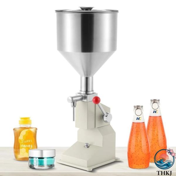手動液体充填機 液体?粘体両用 Φ4?8mmノズル 滴下防止 10Lホッパー クリーム充填機 高精度 定量 調整可能 蜂蜜/シロップ/クリーム/シャンプー/ソース/各種オイ