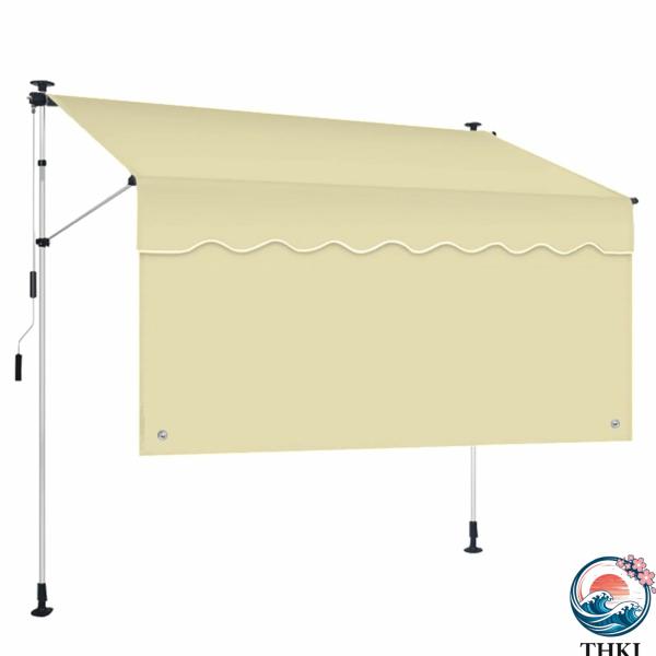 【多様なスペースにフィットする伸縮自在性】このオーニングテントは、高さの調節が可能2-3M。幅1/1.5/2/2.5/3/3.5/4mのオプションを提供し、時間やシーンに応じて、日除けの角度と高さを調整して、より快適で楽しい屋外生活をお楽し...