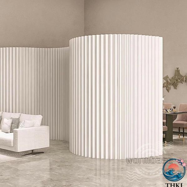 【高品質の素材】紙屏風ンはクラフト紙でできており、丈夫で滑らかです。お手入れも簡単、柔らかな光透過率でプライバシーを守りながら空間の美しさを高めます。オフィス、美容院、ブティックなど、さまざまな場所で間仕切りとして使用できます。【折り畳み設...