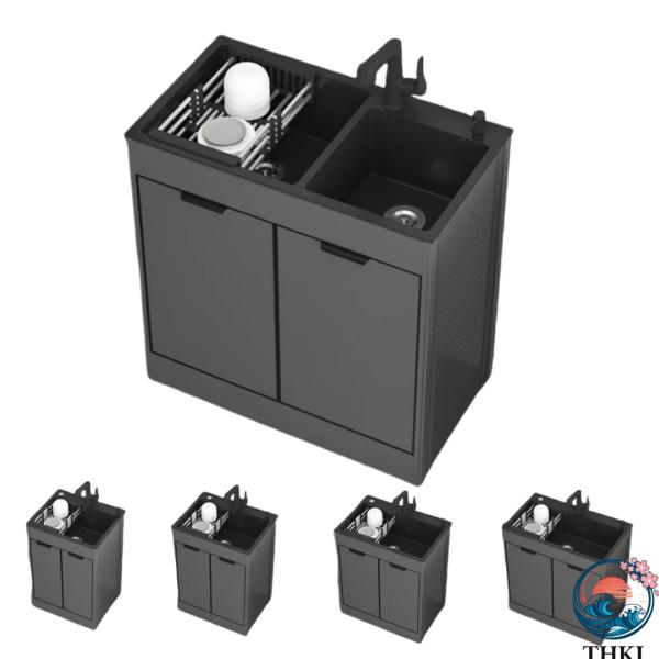 【優れた耐久性とプロ仕様の素材】 厚みのある304ステンレス鋼板を採用し、耐腐食性、耐高温性、耐傷性に優れています。19cmの深さのタンク設計は、水はねを効果的に抑え、高負荷の使用にも耐え、長期間使用しても美しい状態を保ちます。【効率的でイ...