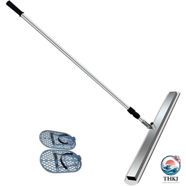 コンクリートスクリードの柄が長いので、作業員が前かがみになったり、しゃがんだりする必要がなくなり、疲労が軽減され、作業効率が大幅に向上します コンクリート仕上げツールは軽量で耐久性に優れたステンレス製で、耐摩耗性と耐久性に優れ、幅広で厚い底...