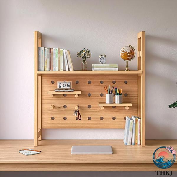 デスクトップオーガナイザー：木製ペグボードは、オフィス、書斎、寝室、キッチン、店舗などで使用できます。本、事務用品、学用品、フォトフレーム、ゲーム、キッチン用品、装飾品、雑貨、スパイスなどを整理できます。木製ペグボード：当社のペグボードオー...