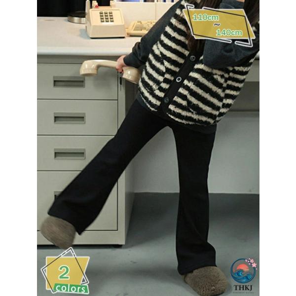 表地：ポリエステルメイン素材：ポリエステル★裏起毛×美シルエット！シンプルでコーデしやすい裏起毛フレアパンツ   ！　　 ■ご注意：ズボン単品です、ベルトや付属品がついてないことをご了承ください。しっかりと厚みある裏起毛パンツがフカフカで暖...