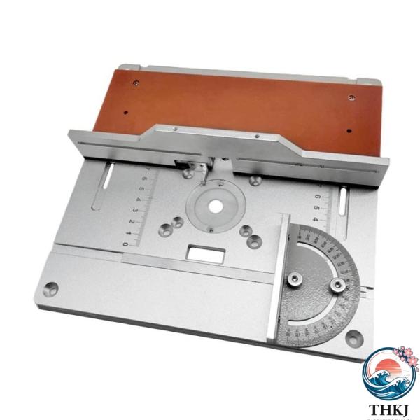 4個セット ルーターテーブル インサートプレート アルミニウム合金 木材フライス フリップボード トリミングマシン 彫刻補助ツール 木工ベンチ