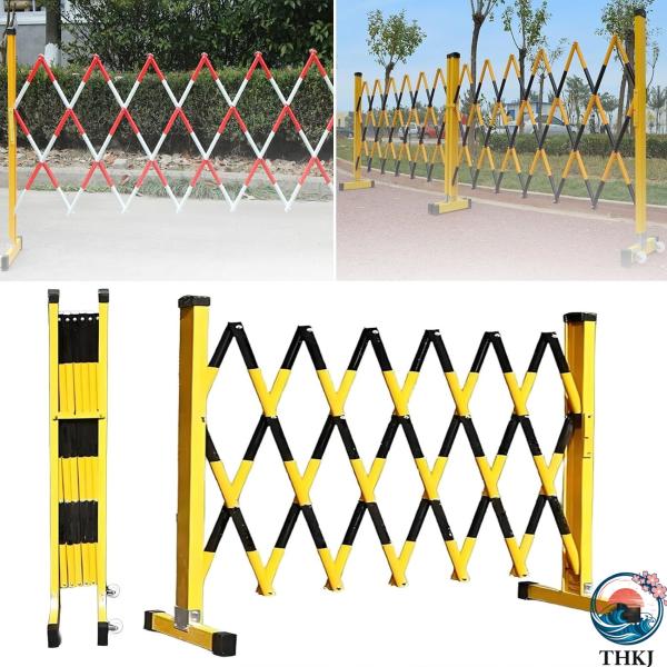 ? 【高品質素材】屋外 バリケード フェンス 高強度グラスファイバー製で、優れた絶縁性、耐老化性、耐腐食性などの特性を備えています。特に、電力保守や高電圧操作など、高い絶縁安全性が求められる環境に適しています。厚みのある柱とパイプの設計によ...
