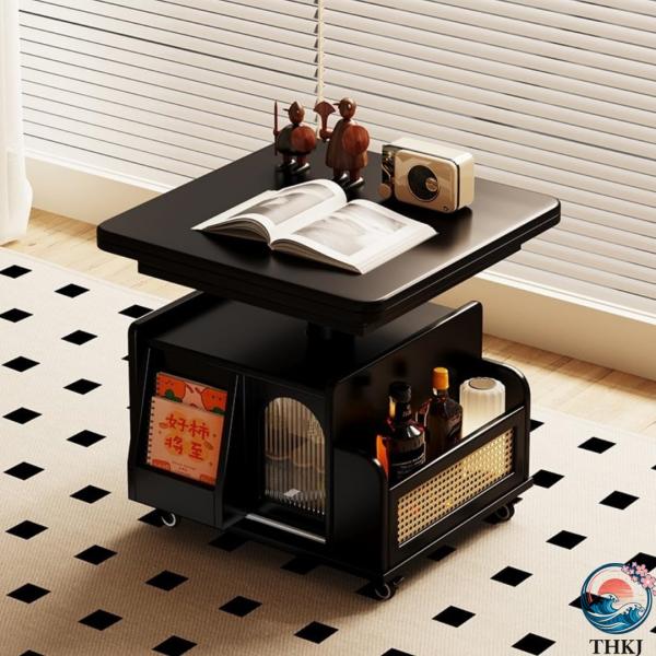 【本体完成品】（車輪は4つのみ取り付けが必要です）。硬度が高く、抗菌性にも優れ、汚れが付きにくいのが特徴です。汚れは濡れた布巾でさっと拭き取れるため、天板を常に清潔に保つことができます。【デザインと実用性】おしゃれで洗練された外観を持つ天板...