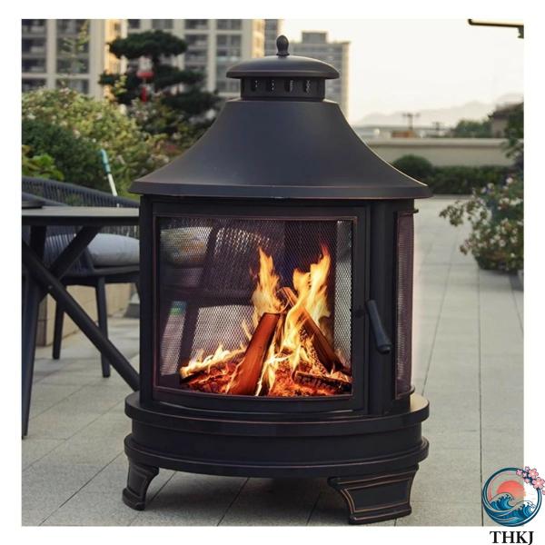 2-in-1多機能デザイン：この多機能グリルは加熱に使用できるだけでなく、バーベキューグリルとしても機能し、一年中使用でき、屋外パーティー体験を向上させます。空調とホットルームがオールインワン、暖かい部屋がオールインワンです。また、高い煙突...