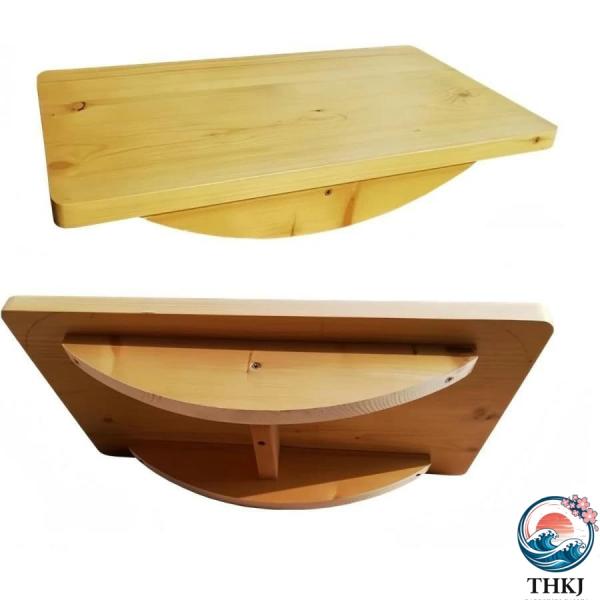 ながら脳トレにも 何歳でも簡単に続けられる 足踏み運動器具 めぐりを上げて (ワニスの色)