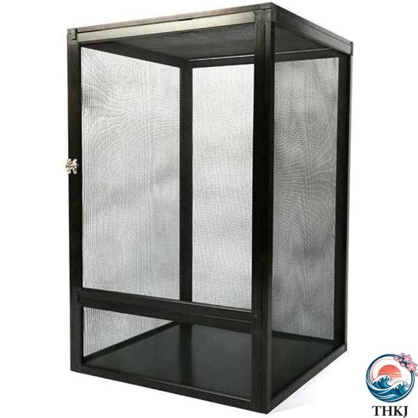 爬虫類用品アルミニウム合金育種箱トカゲカメレオン保護育種ケージ組み立て換気昆虫箱