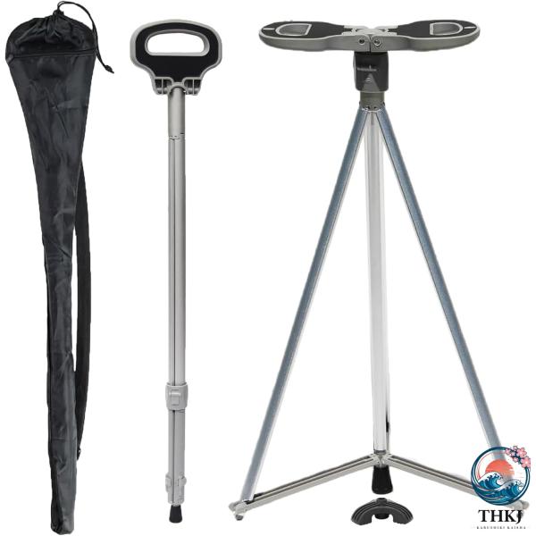 ?【歩く力と休む安心を両立】歩行をしっかりサポートする杖機能に加え、疲れた時にはサッと座れる椅子としても使える、まさに“あなたの頼れる相棒”です♪&amp;#128161;推奨身長150〜175cm前後（高さの調整はできません） ?【コンパ...