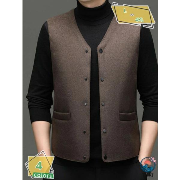 表地：ポリエステル、ウールメイン素材：ポリエステル●ダウンには、ホワイトダックダウンを採用、快適な保温力を備え、ちょうど良い温かさを提供します。 　サイズ：170/M 175/L 180/XL 185/XXL 190/3XL 195/4XL...