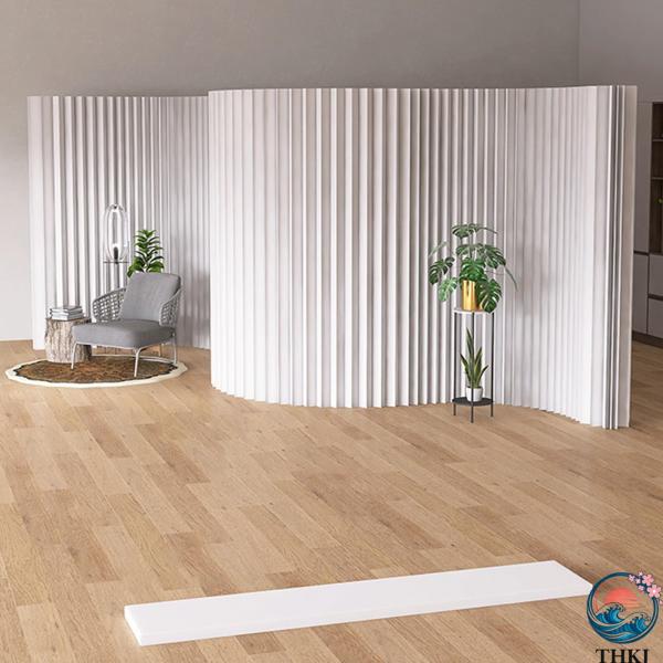 【高品質の素材】紙屏風ンはクラフト紙でできており、丈夫で滑らかです。お手入れも簡単、柔らかな光透過率でプライバシーを守りながら空間の美しさを高めます。オフィス、美容院、ブティックなど、さまざまな場所で間仕切りとして使用できます。【折り畳み設...