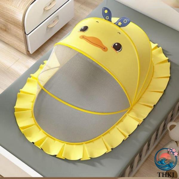 【安心安全】Sariny高密度通気メッシュにより、空気の循環を維持しながら蚊の侵入を防ぎ、親が赤ちゃんを簡単に見ることができます。上部の可愛いパターンがあり、強い光の刺激を取り除き、ホコリの侵入を防ぎ、赤ちゃんの目を保護します。これなら薬剤...