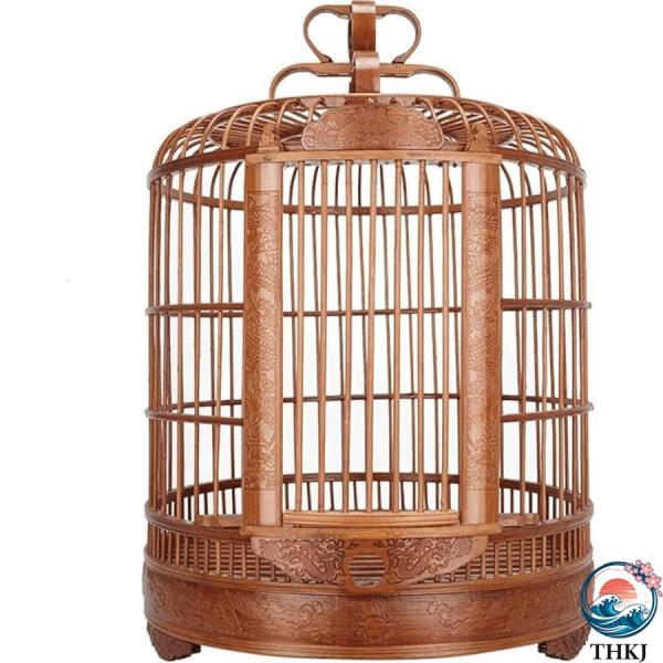 鳥かご ローリングスタンド、竹の鳥の飛行ケージ、スターリングなどの鳥ケージ。 鳥籠