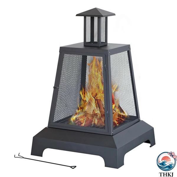 ? 【耐久性】炉本体は高品質の鋳鉄から精密に製造されています、高温環境に強く、防錆性、耐食性があり、厳しい屋外環境での使用に非常に適しています。? 【様々なアウトドアニーズに対応】薪ストーブを使えば、いつでもどこでも自分の庭でキャンプ、釣り...