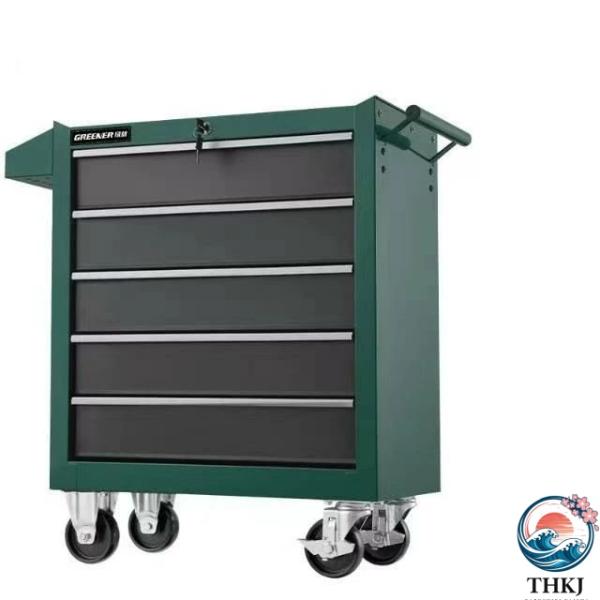 ローラーキャビネット5段 キャスター付 DYI ツールボックス工具箱 5段 ローラーキャビネット