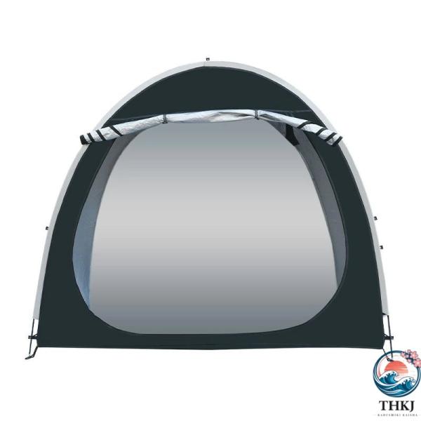 ?【大きな収納スペース】テントは長さ約185cm×幅65cm×高さ165cmで、自転車2〜3台が置ける広いスペースです。屋外の自転車用テントは、収納ボックスまたはキャンプ テントになります。メンテナンスツール、プール用品、ガーデニングツール...