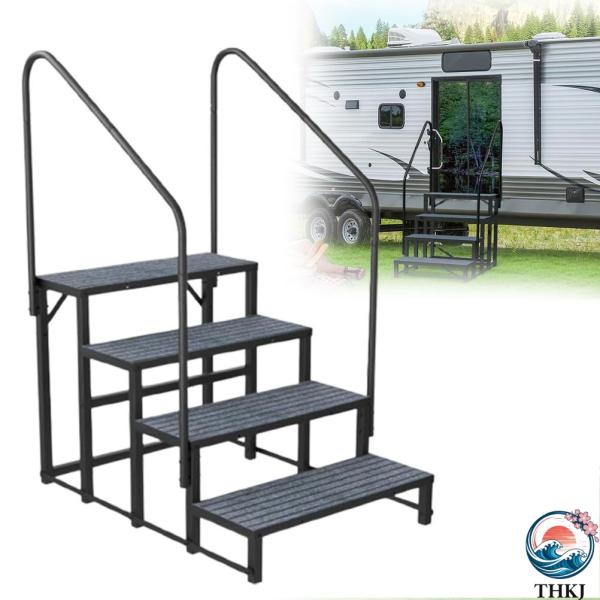 【踏台サイズ】2段サイズ：68.5x55.88x83.82cm（長さx幅x高さ）、3段サイズ：68.5x78.7x121.9cm（長さx幅x高さ）、4段サイズ（長さx幅x高さ）68.5x103.5x149.8cm、ステップ幅25cm。【段差...