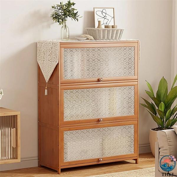 【多層収納、分類収納がよりすっきり】フィギュアケース 棚多層の独立した収納スペースの設計、各層は本、装飾品、書類、その他のアイテムを分類して保管でき、家族の多様な日常の収納ニーズに対応します。本、雑誌、または大切なアクセサリーを置く場合でも...