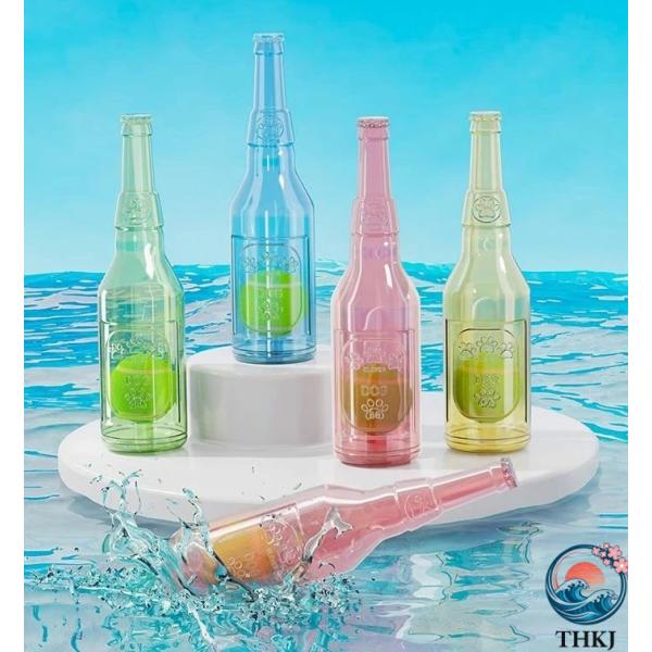 ペットおもちゃ ワンちゃん 歯磨きボール 噛むおもちゃ ゴム ドッグトイ ボトル 投げるおもちゃ 犬遊び用 おもちゃ