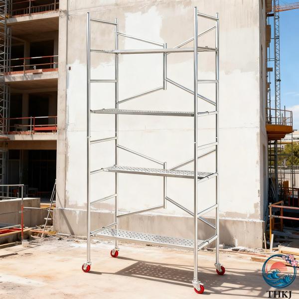 【重型鋼構造】高強度亜鉛メッキ鋼を採用したこの折りたたみ 足場は、最大500kgの耐荷重を実現。頑丈な金属フレームと補強ジョイントにより卓越した耐久性と長期安定性を確保し、プロフェッショナルから家庭用まで幅広く対応します。【調整可能なモジュ...