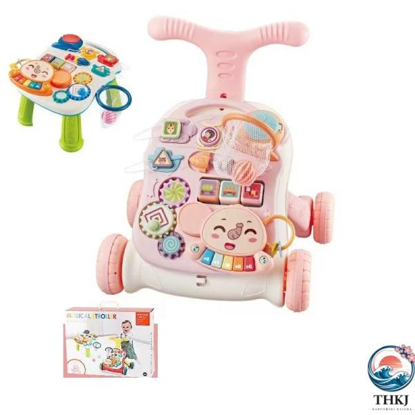 【重量増加設計】重量増加水タンクは安全で転倒しません。このベビーウォーカーは、水タンクに水、砂、またはその他の重い物を入れたり、後ろ脚をくり抜いたりすることで重量を増やすことができます。 歩行器の重さは赤ちゃんの力に合わせてカスタマイズでき...