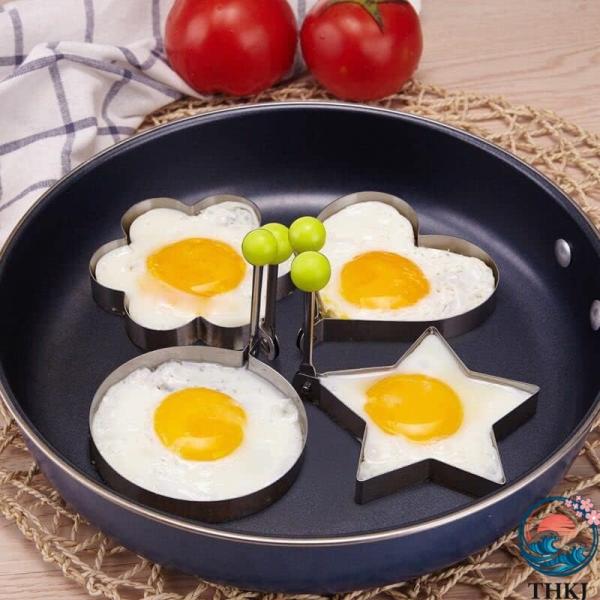 卵リング 目玉焼きリング 5個セットエッグモールド 目玉焼き型 調理 製菓道具 フライパン用 キャラ弁当＆手作りDIY＆愛妻弁当 安全?健康?耐熱?使いやすい 食品級