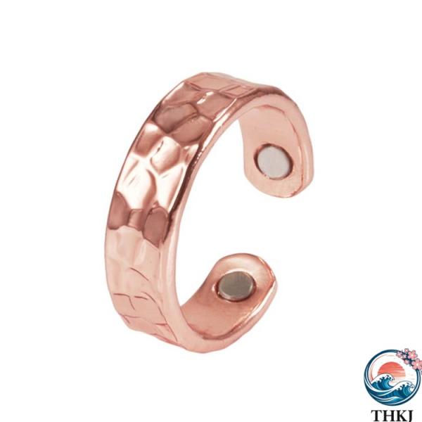 リング 指輪 純銅製 指輪 純銅磁気 マグネット付き 磁気 レディース メンズ リング 銅線 電磁波対策グッズ 電磁波対策 リング 純銅指輪 アクセサリー ジュエリー