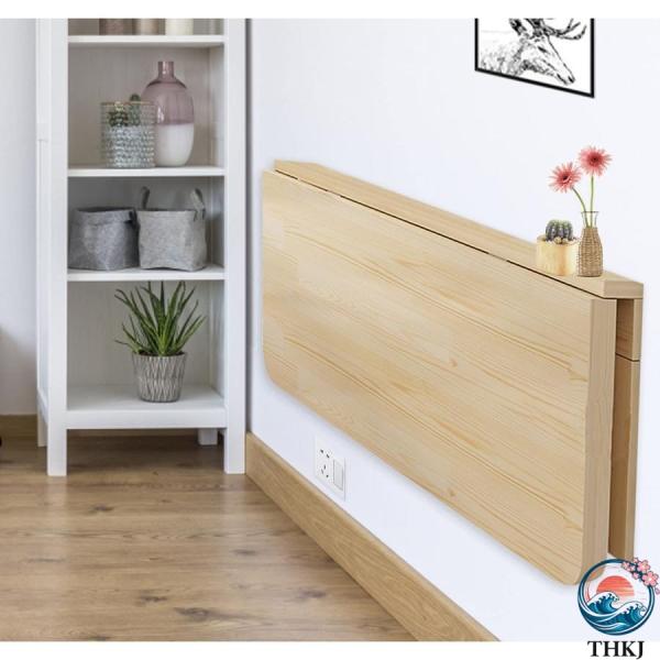 壁掛け式折りたたみテーブル、キッチンとバスルームの木製ダイニングテーブル、ワークベンチと子供用テーブルバルコニー、90°折りたたみテーブル デスク 壁掛け