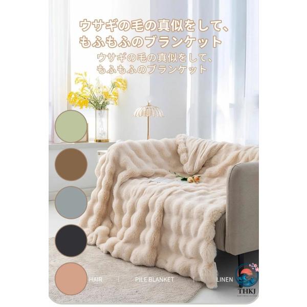 おしゃれなお部屋を演出してくれ、寒い冬でも暖かくお過ごしいただけるブランケットです外側は触り心地も最高なふわふわ生地、内側はスエード調になっているので、快適にお使いいただけます4サイズからお選びいただけるので、用途に合わせてソファでも寝室で...