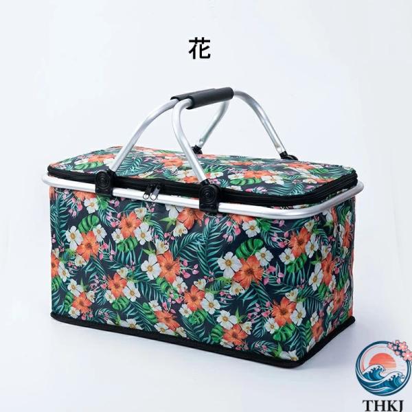 【激安販売中!】ピクニックバスケット ピクニックバッグ 折りたたみ キャンプ グランピング ピクニックボックス 保温 保冷 保鮮 断熱 収納 収納かご 収納バスケ