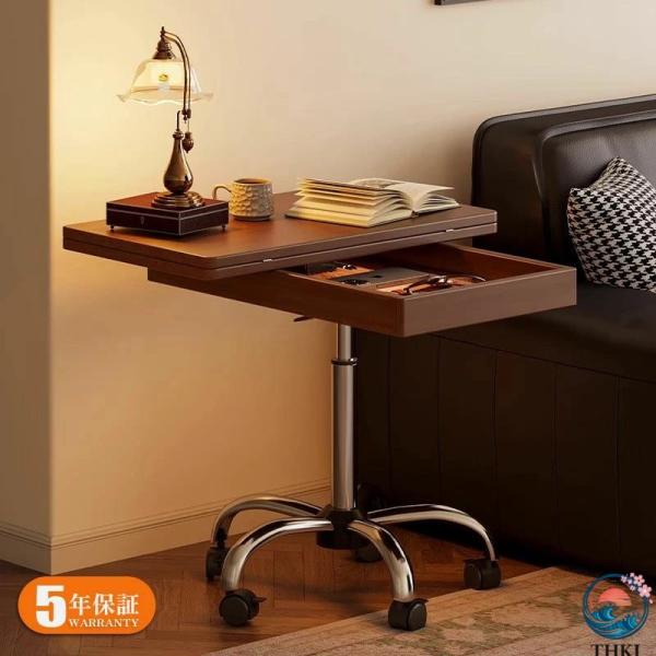 商品情報    商品名 多機能昇降テーブル      商品番号 sbniao-ctbl-002     生産国   組立状態  要組立品（組立説明書を同梱発送いたします）    素材  突板+スチール      サイズ(約)  ・展開前：幅...