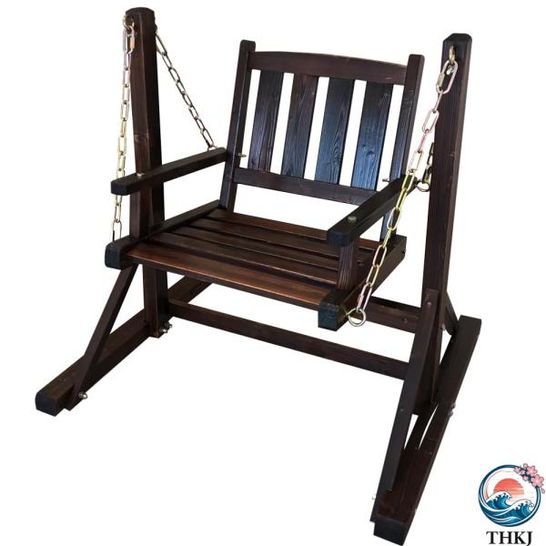 ? 【材質】天然木使用＋防腐加工→ 高級天然木材を採用し、防腐防カビ処理を施したため、屋外での長期間使用にも耐えます。? 【安定設計】自立式ブランコ＋三角形脚→ 三角形構造で揺れても倒れにくく、お子様の安全を確保します。? 【快適シート】1...