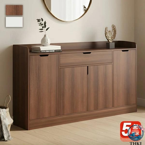 商品情報    商品名 キャビネット       yjda-shelf-006     生産国   組立状態  お客様組立商品（組立説明書を同梱発送いたします）    カラー  ウォルナットカラー ホワイト      素材  パーティクルボ...